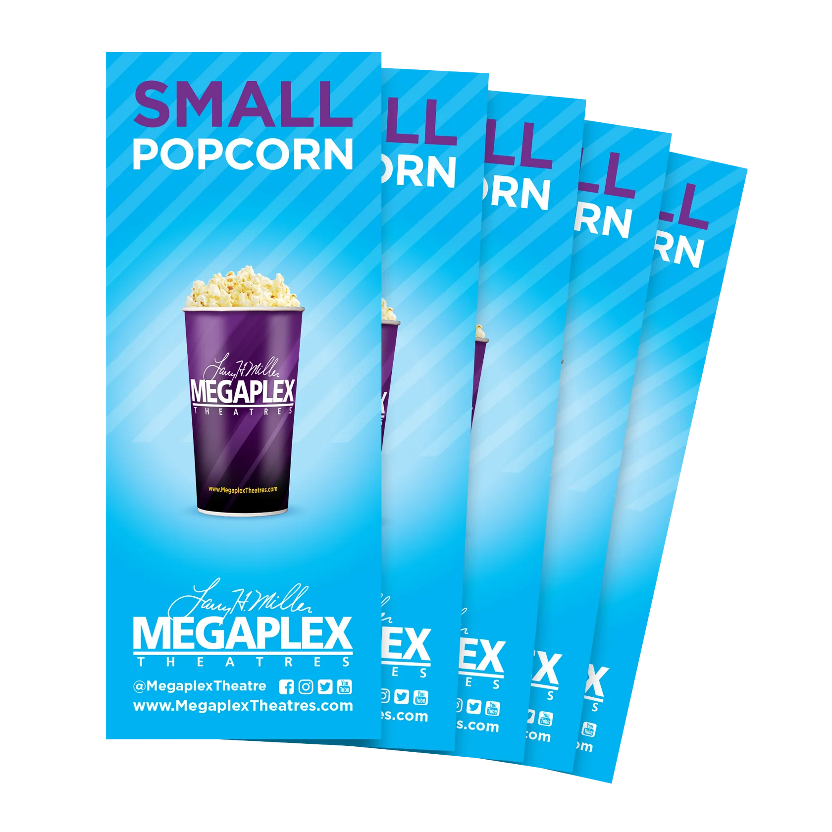 Small Popcorn Vouchers (Min 5) – MEGAStore