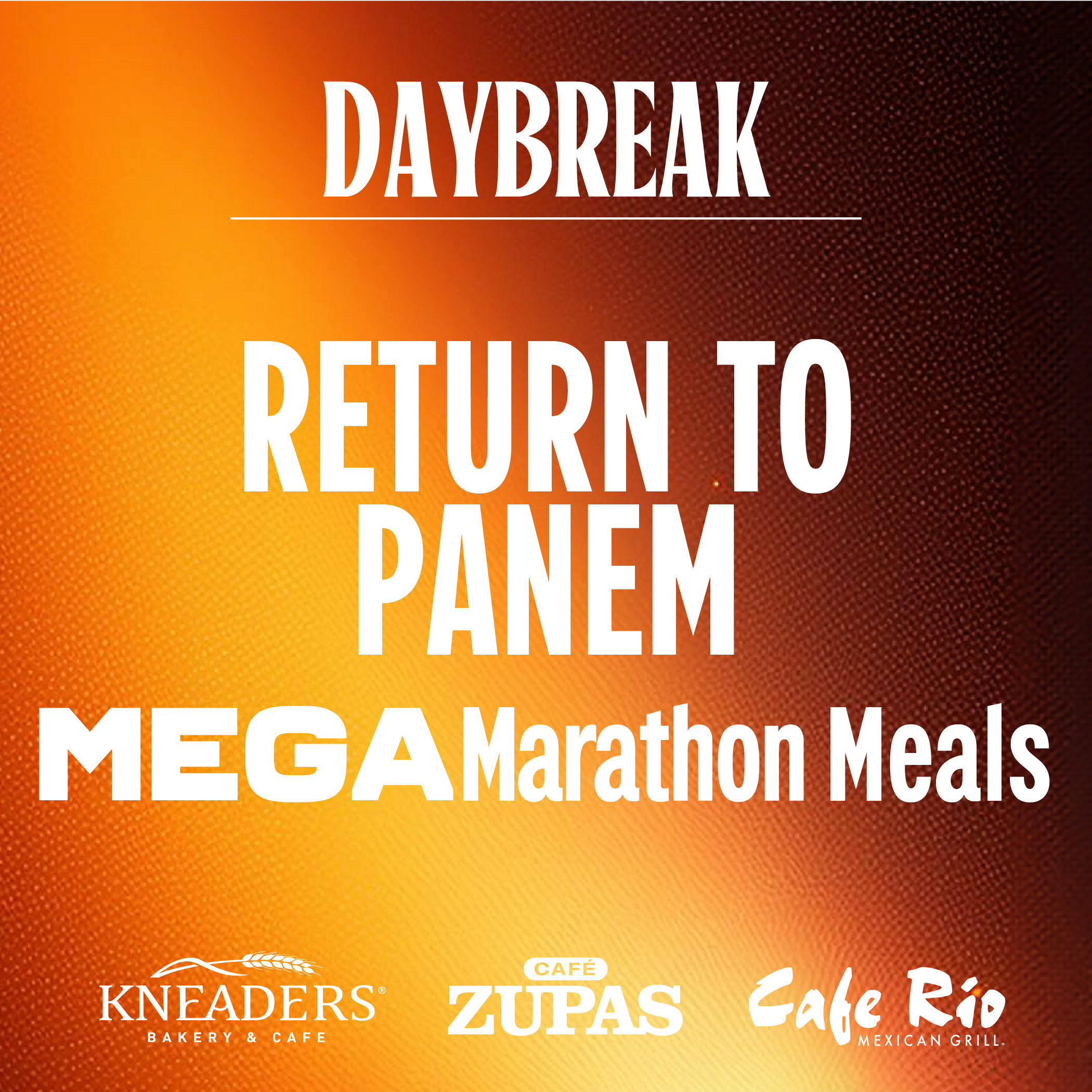 Return to Panem MEGAMarathon Meal Package - Daybreak – MEGAStore