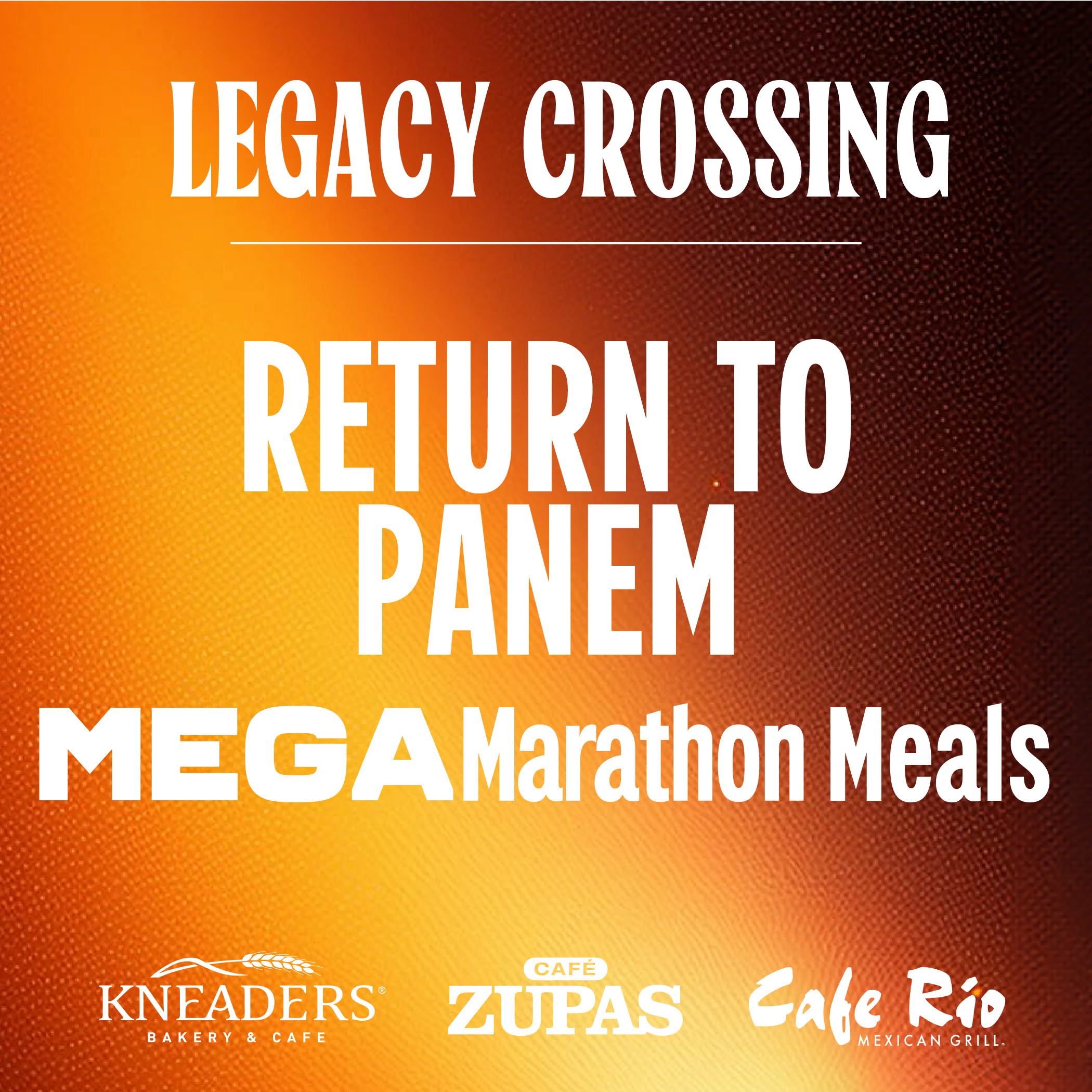 Return to Panem MEGAMarathon Meal Package - Legacy Crossing – MEGAStore
