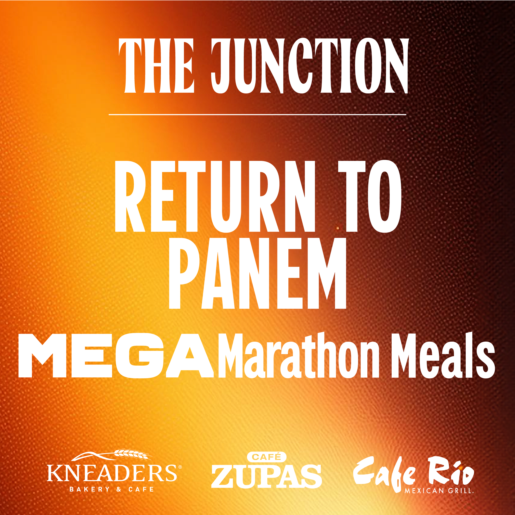 Return to Panem MEGAMarathon Meal Package - The Junction – MEGAStore